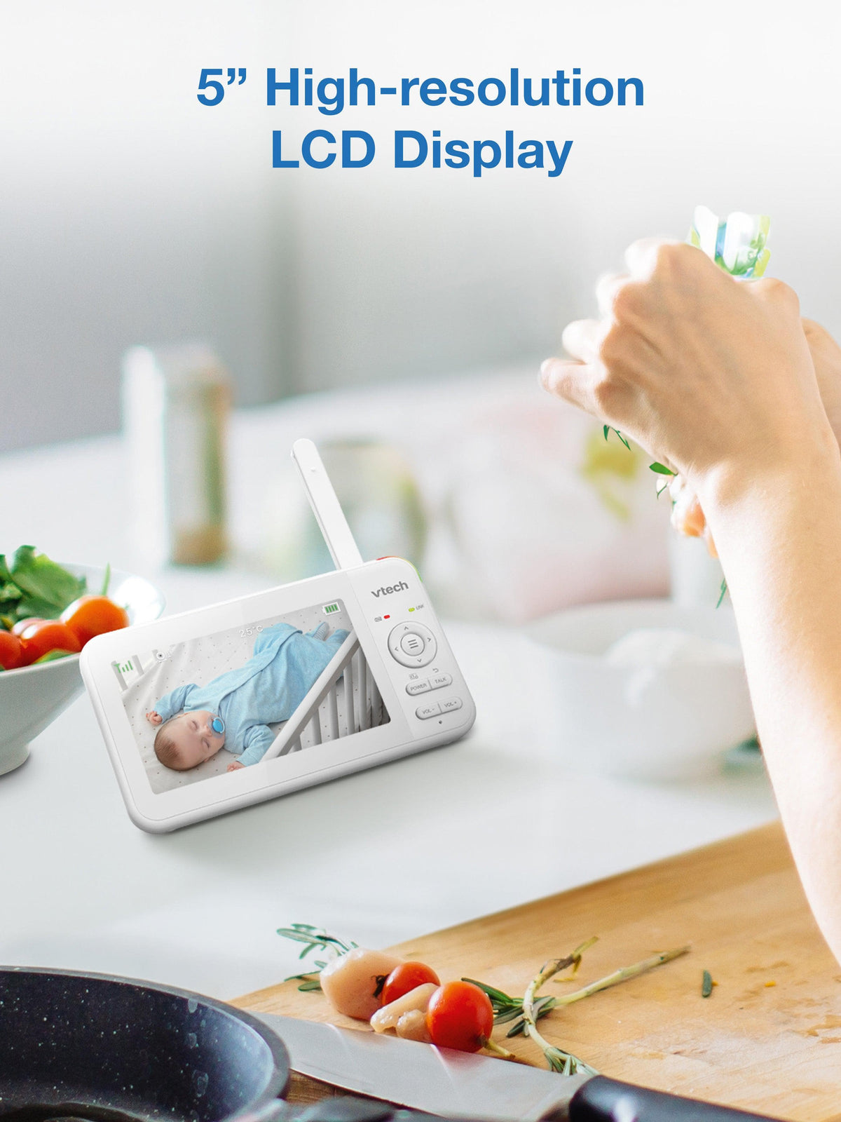 VTech VM5467 5" Pan & Tilt Video Monitor with Night Light – Mamas ...