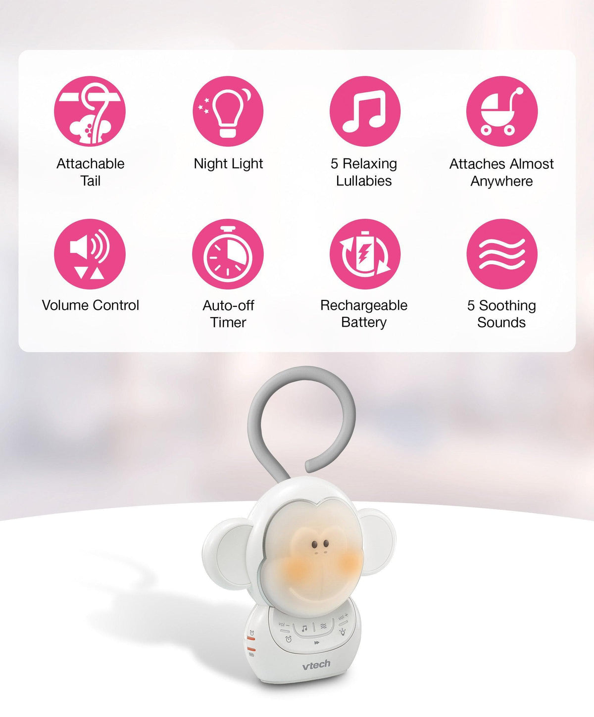 VTech BC8211 V-Hush Go Portable Sleep Soother – Mamas & Papas UK