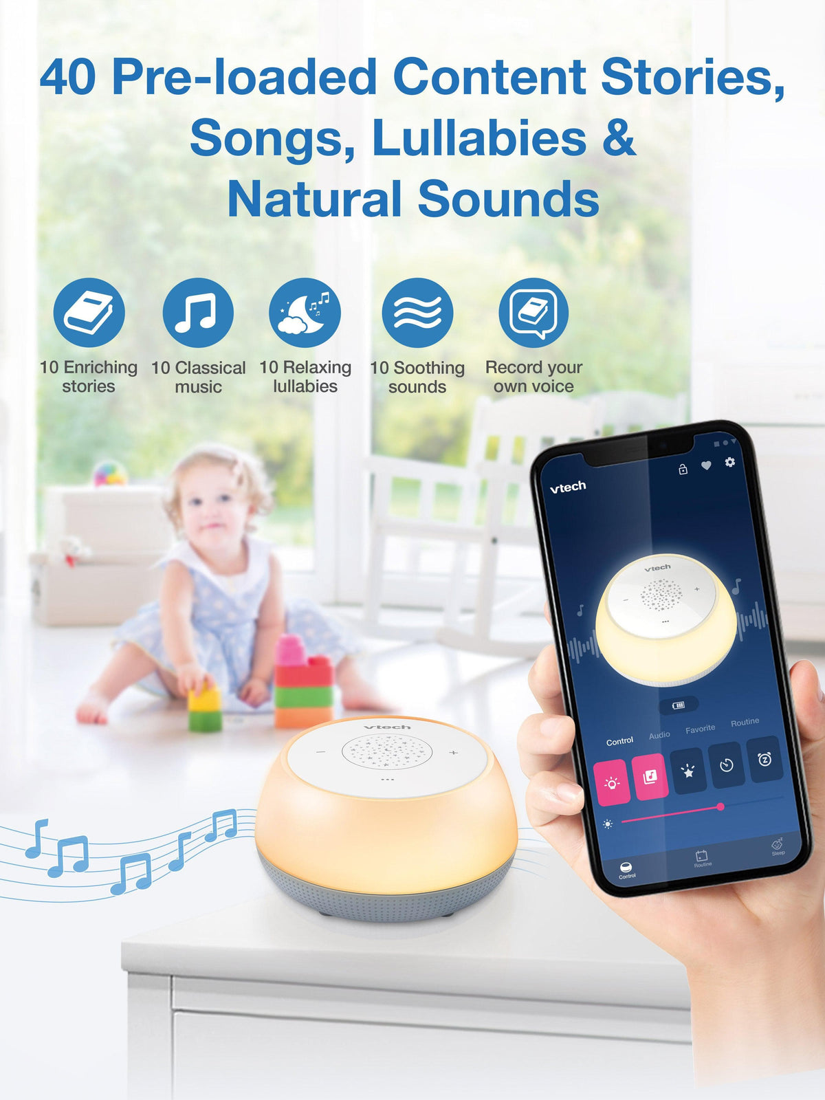 VTech V-Hush Mini Sleep Soother – Mamas & Papas UK