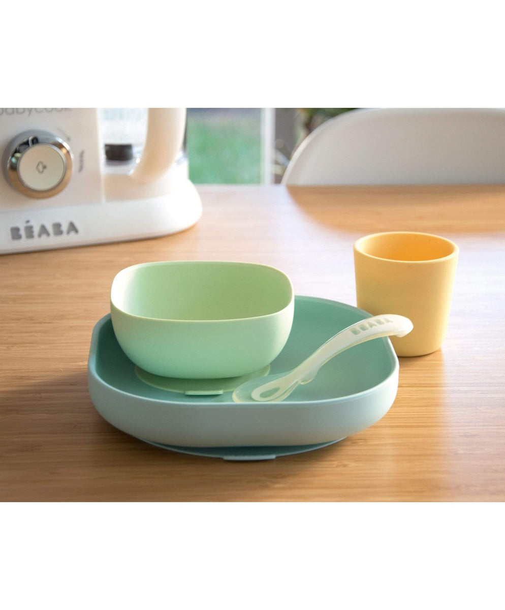 Beaba Silicone Meal Set (4 Pack) - Blue | Feeding & Weaning – Mamas ...