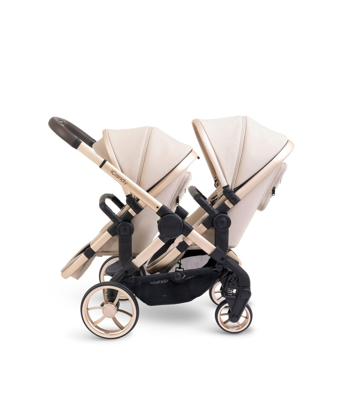 iCandy Peach 7 Double Pushchair Bundle - Biscotti – Mamas & Papas UK