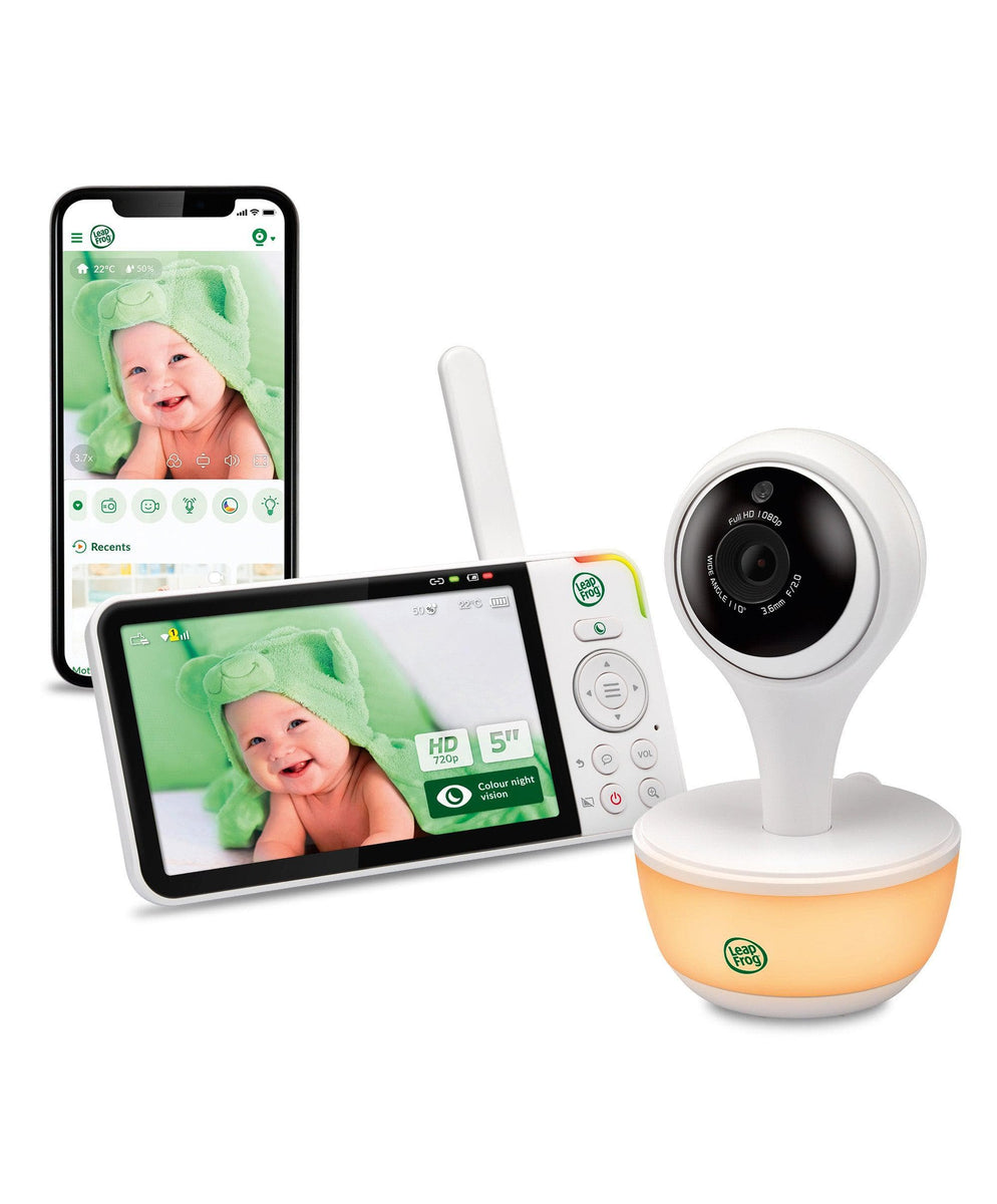 LeapFrog LF815HD 5' Smart Video Baby Monitor - White – Mamas & Papas UK