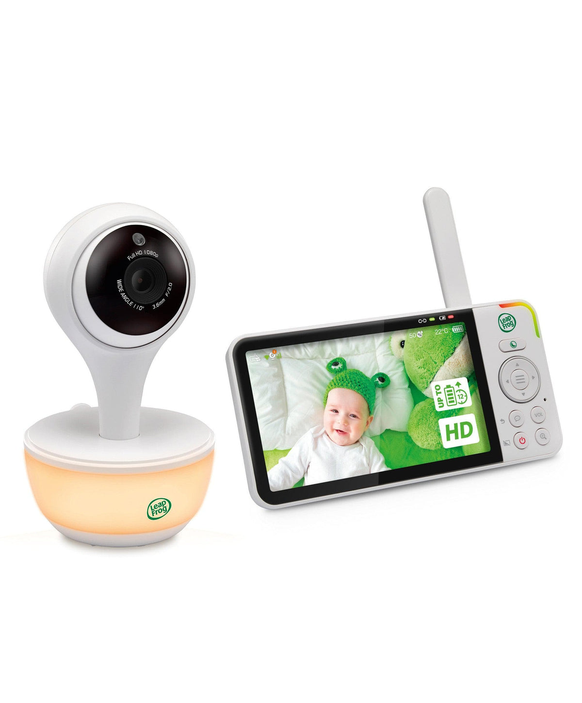 LeapFrog LF815HD 5' Smart Video Baby Monitor - White – Mamas & Papas UK