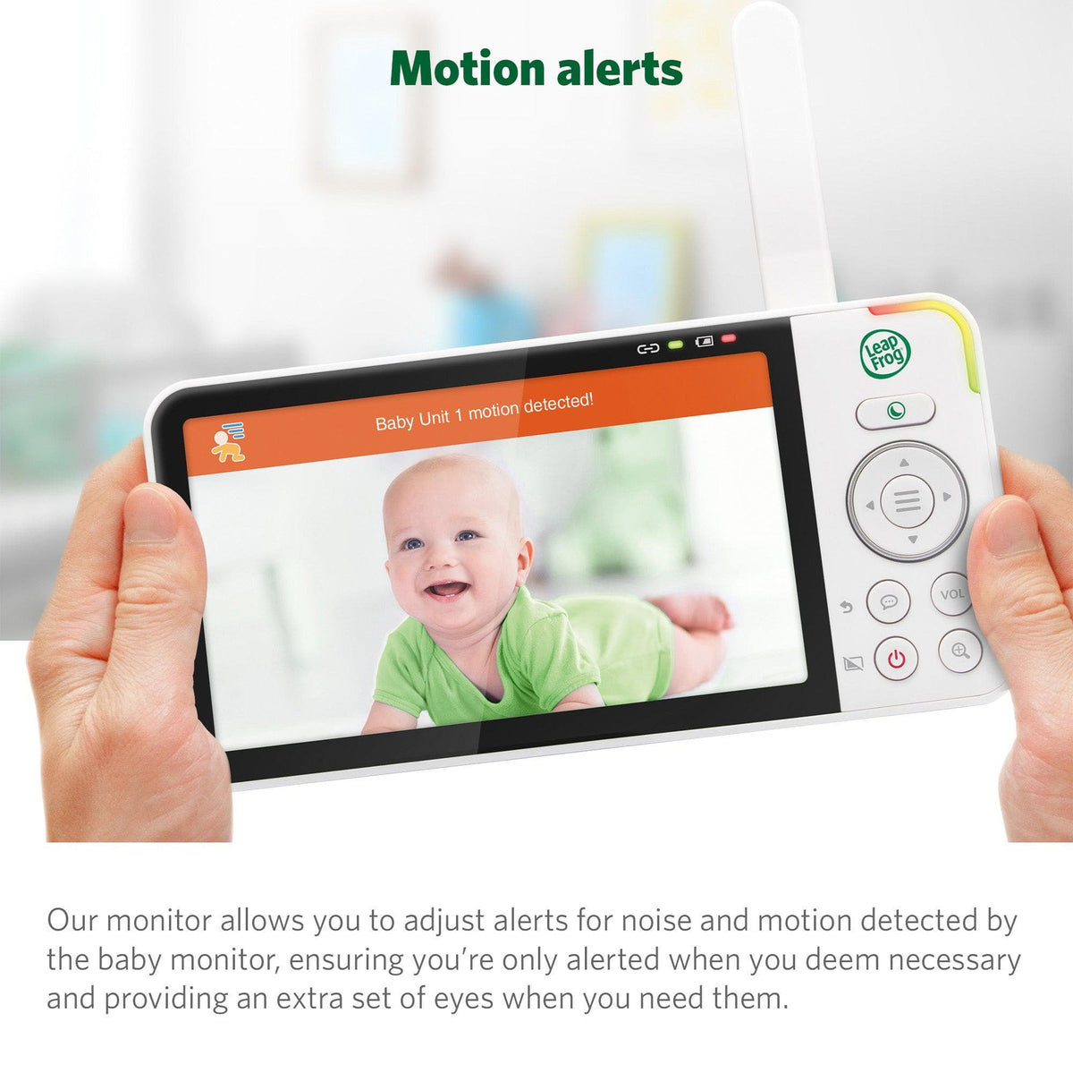 LeapFrog LF915HD 5" Video Baby Monitor - White – Mamas & Papas UK