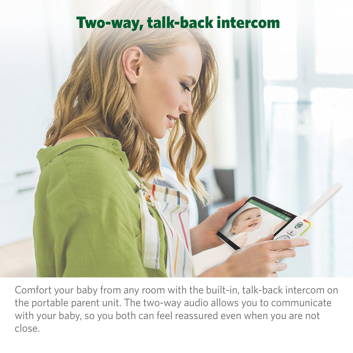 LeapFrog LF915HD 5" Video Baby Monitor - White – Mamas & Papas UK