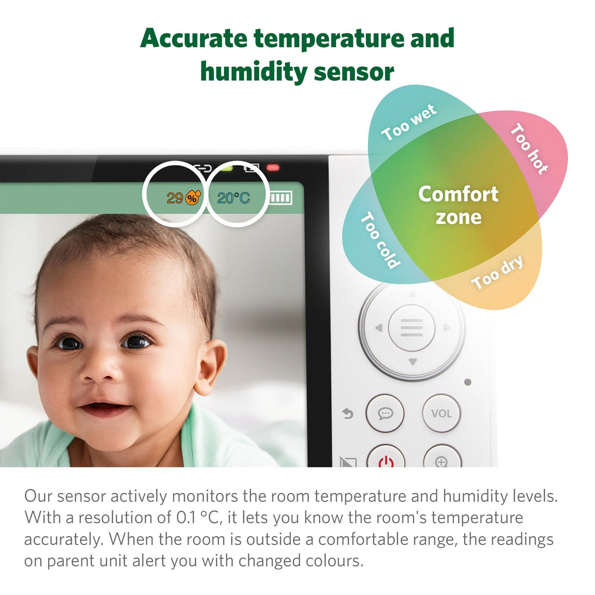 LeapFrog LF915HD 5" Video Baby Monitor - White – Mamas & Papas UK