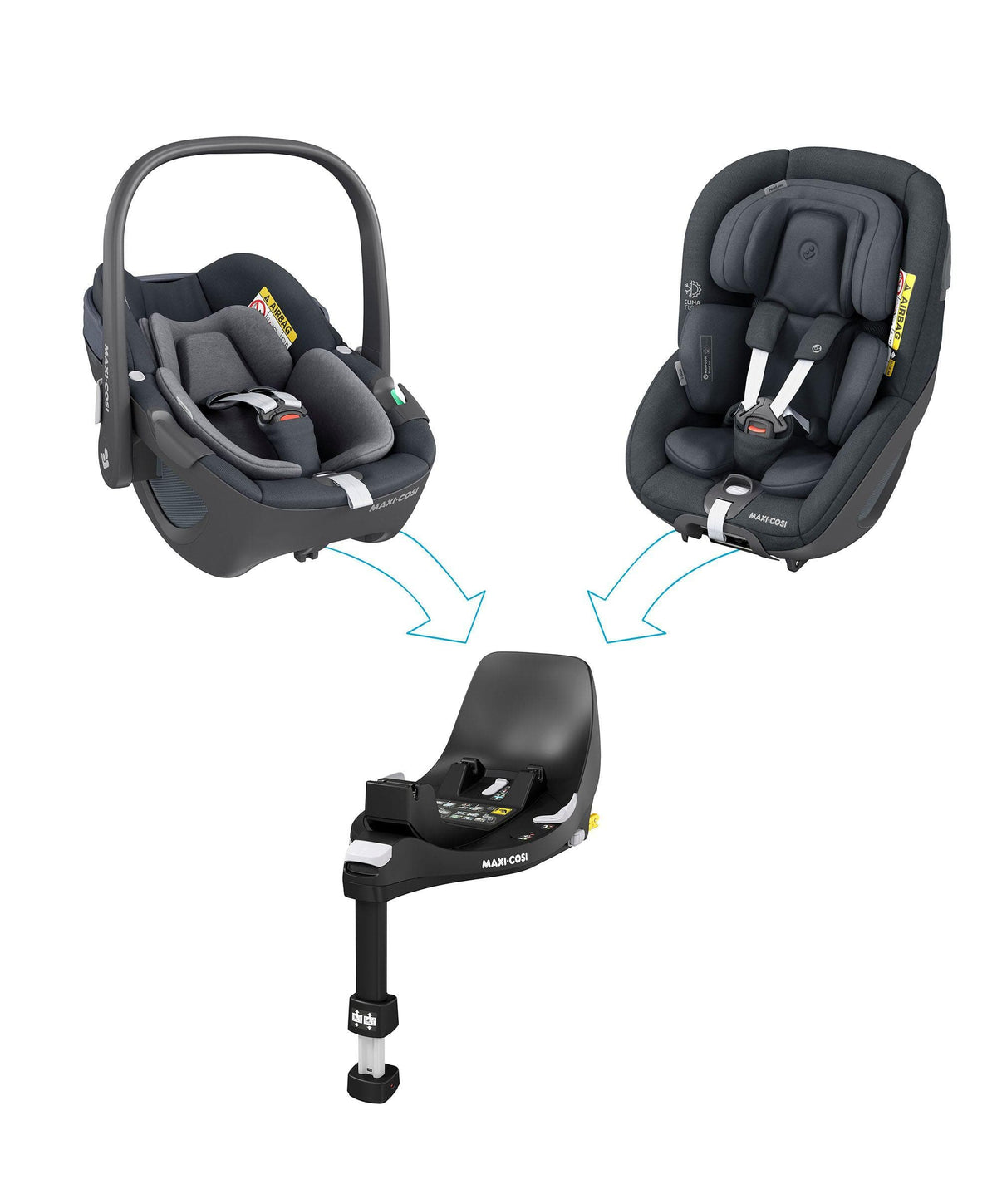 Maxi-Cosi Cabriofix i-Size Car Seat & Base – Mamas & Papas UK