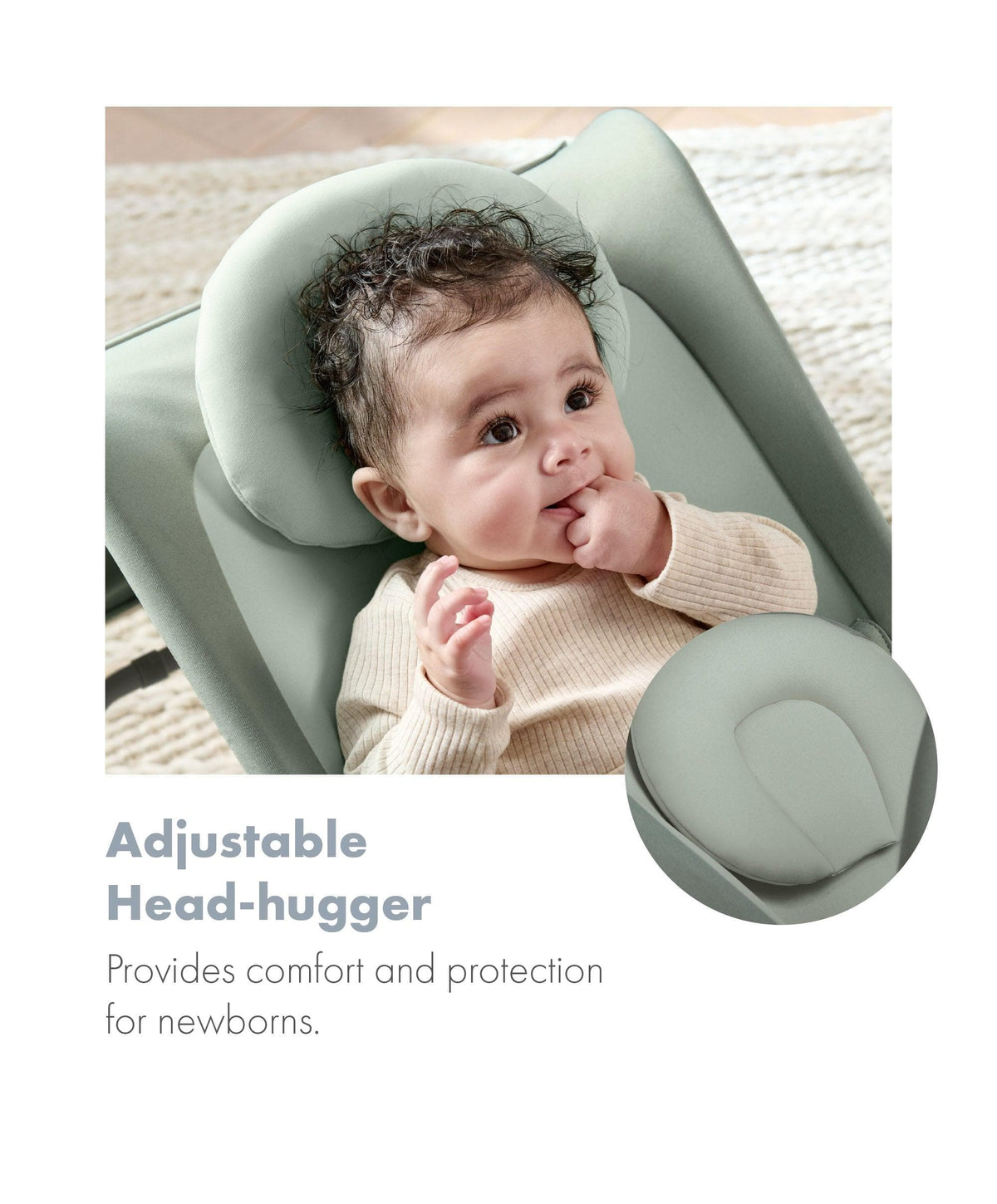 Tempo Baby Bouncer - Ivy | Rockers & Bouncers – Mamas & Papas UK