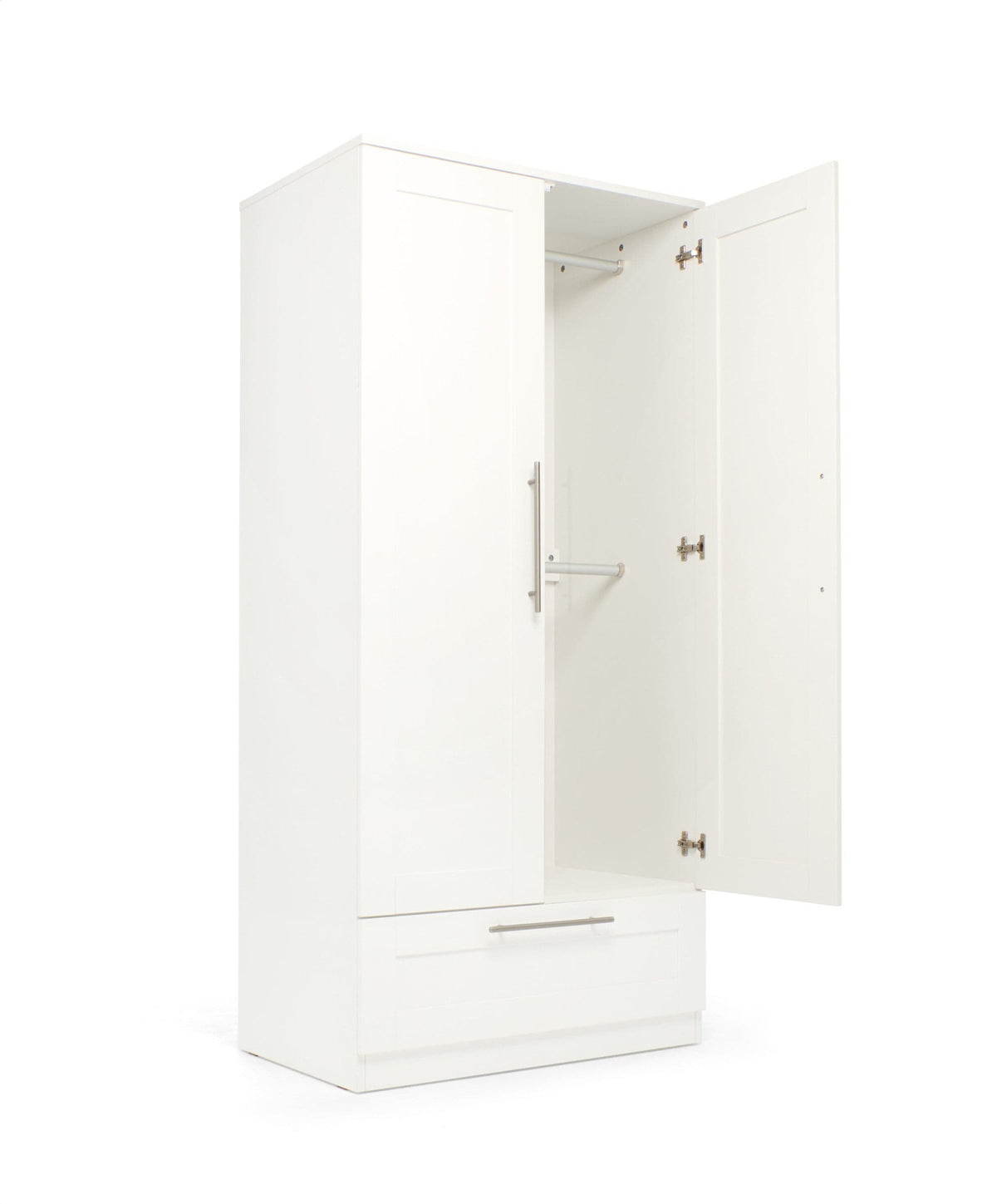 Hampden White Cotbed, Dresser & Wardrobe Nursery Furniture Bundle ...