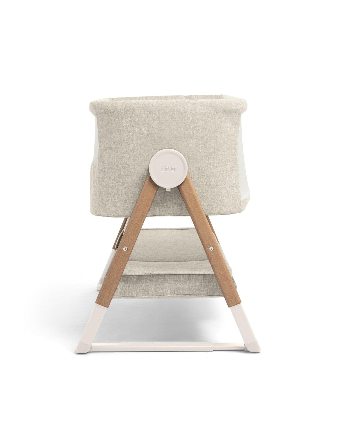Lua Bedside Crib - Fawn – Mamas & Papas UK