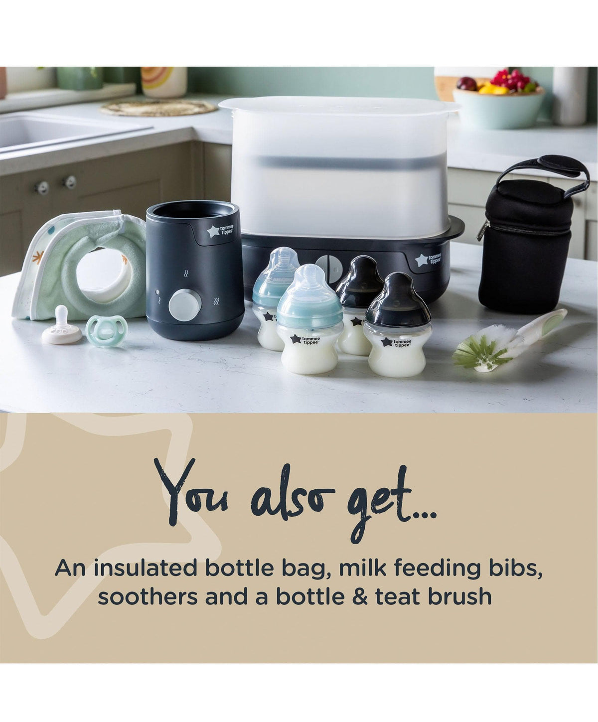 Tommee Tippee Complete Feeding Set - Black – Mamas & Papas UK